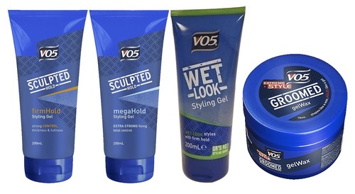 VO5 Hair Styling Gel Firm Hold,Mega Hold,Wet Look,Extreme Style Groomed ...