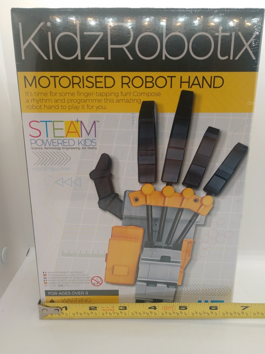 STEM Toy KidzRobotix Motorized Robot Hand STEM Kit - Build Your Own ...