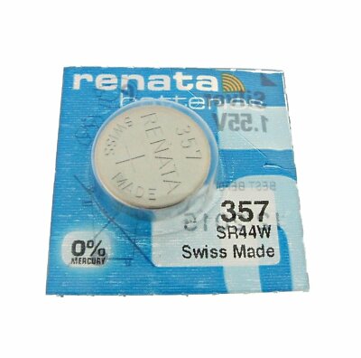 Renata 357 (SR 44 SW) Silver 1.55 V watch battery | eBay UK