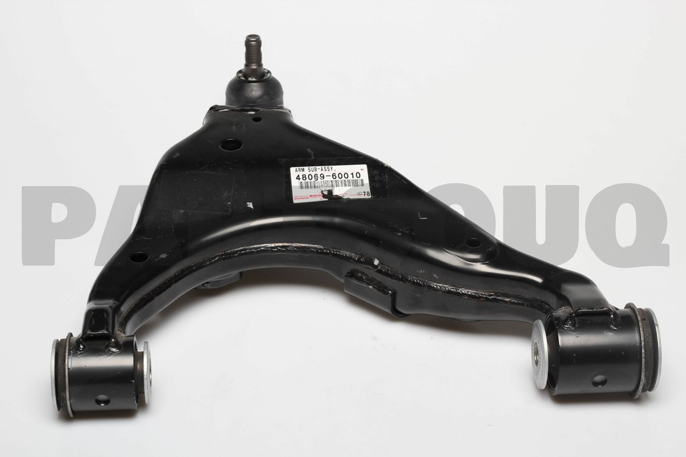 4806960010 Genuine Toyota ARM SUB-ASSY, FRONT SUSPENSION, LOWER NO.1 LH ...