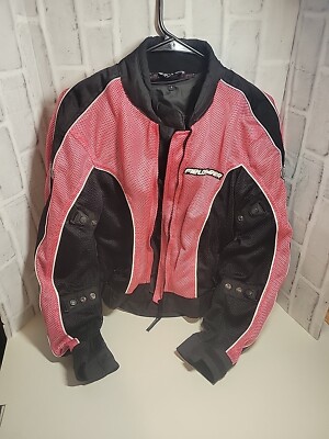 Fieldsheer Motorcycle Jacket Phoslite Reflective Padded Pink Black Mesh ...