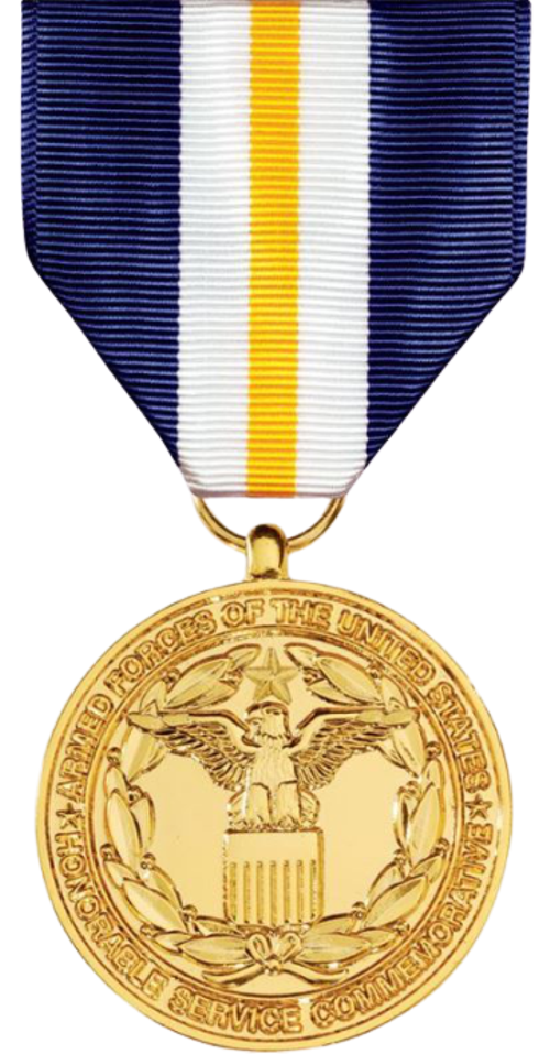 HONORABLE SERVICE COMMEMORATIVE MEDAL US MILITARY PIN UP RIBBON | eBay