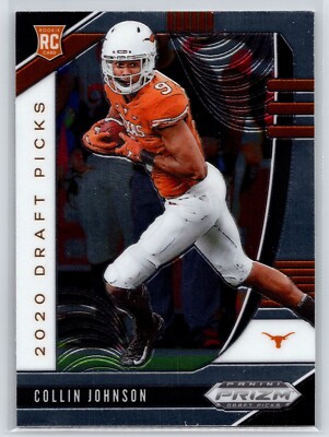 2020 Panini Prizm Draft Picks #112 Collin Johnson Texas Longhorns Card ...