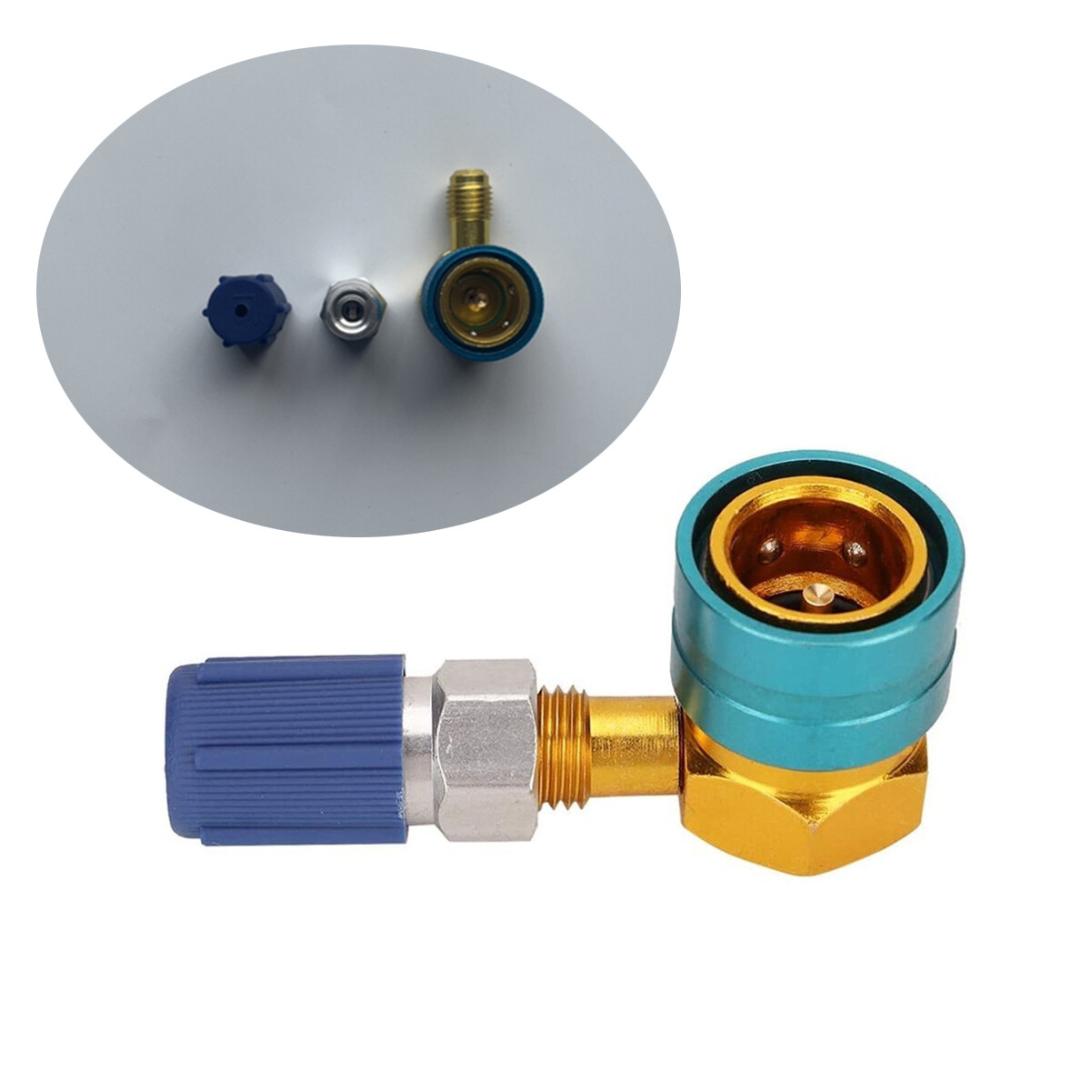 1x R1234YF 1234yf R-1234yf Automotive Low Side Coupler to R134A Fitting ...