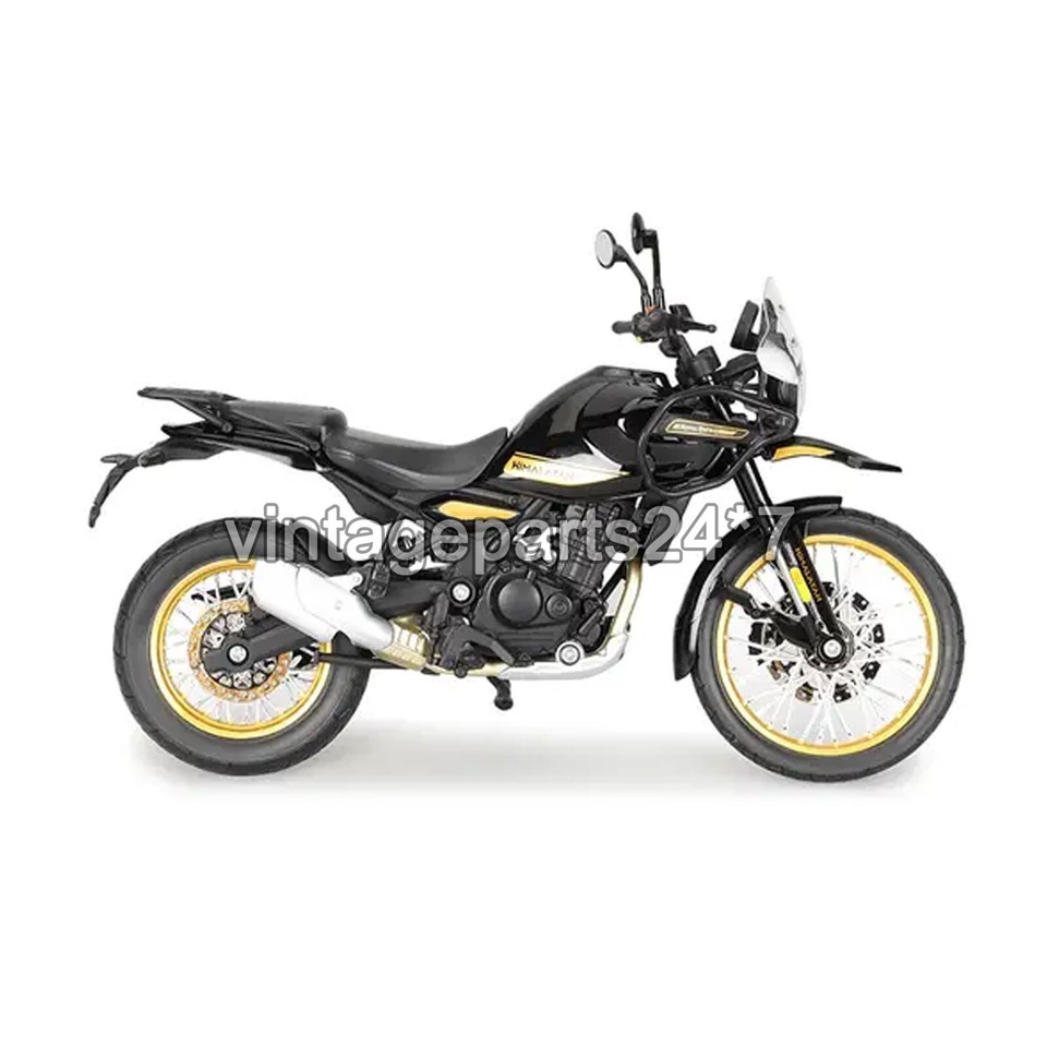 Real Royal Enfield New Himalayan 450 Model In Scale 1:12, Hanle Black ...