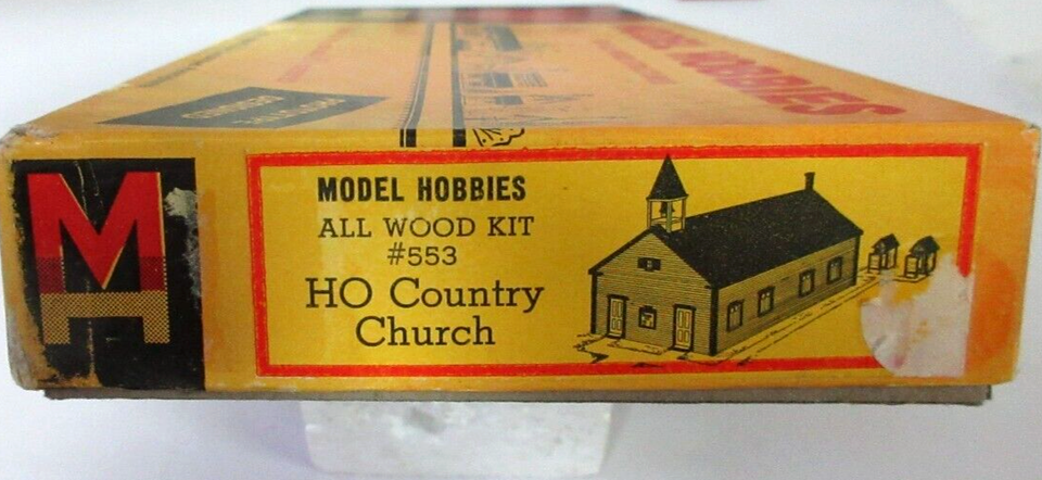 HO SCALE MODEL HOBBIES 553 WOOD COUNTRY CHURCH KIT | eBay