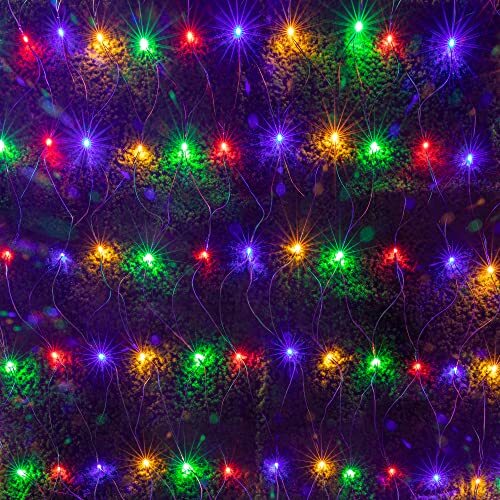 200 Led 9.8ft X 6.6ft String Lights Net Mesh Lights Christmas Net ...