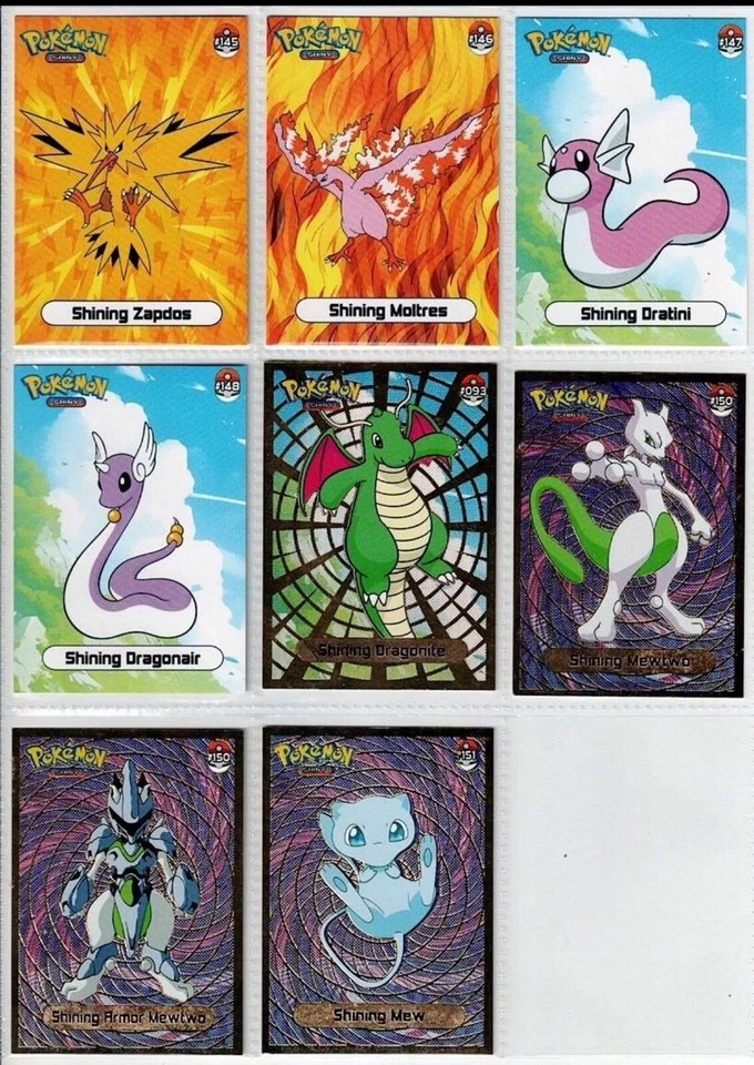 2024 POKEMON DATABASE KANTO SHINY Full Set 164/164 Cards Peru Mew ...