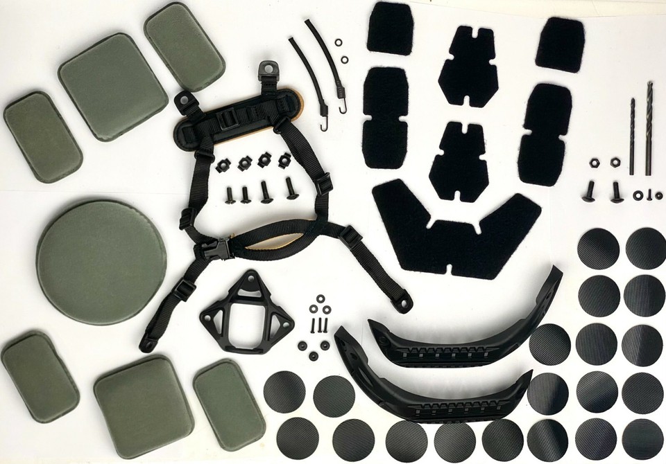 CVC to SOHAH Combat Helmet Conversion Kit Rails NVG Mount Everything ...