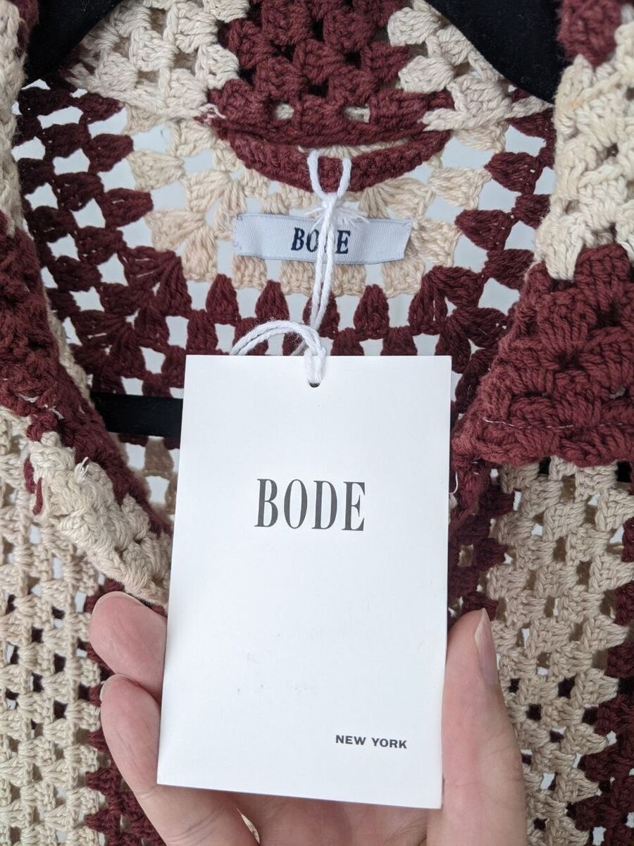 Bode Flagship Crochet Shirt in Paprika / Cream Size L/XL | eBay Bode Flagship Crochet Shirt in Paprika / Cream Size L/XL | eBay
