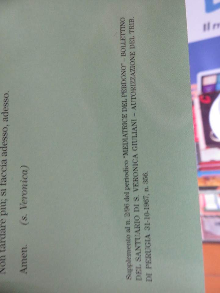 Santa Veronica Giuliani Prayer Book 1997 3Rd Centenary Stigmata | eBay UK