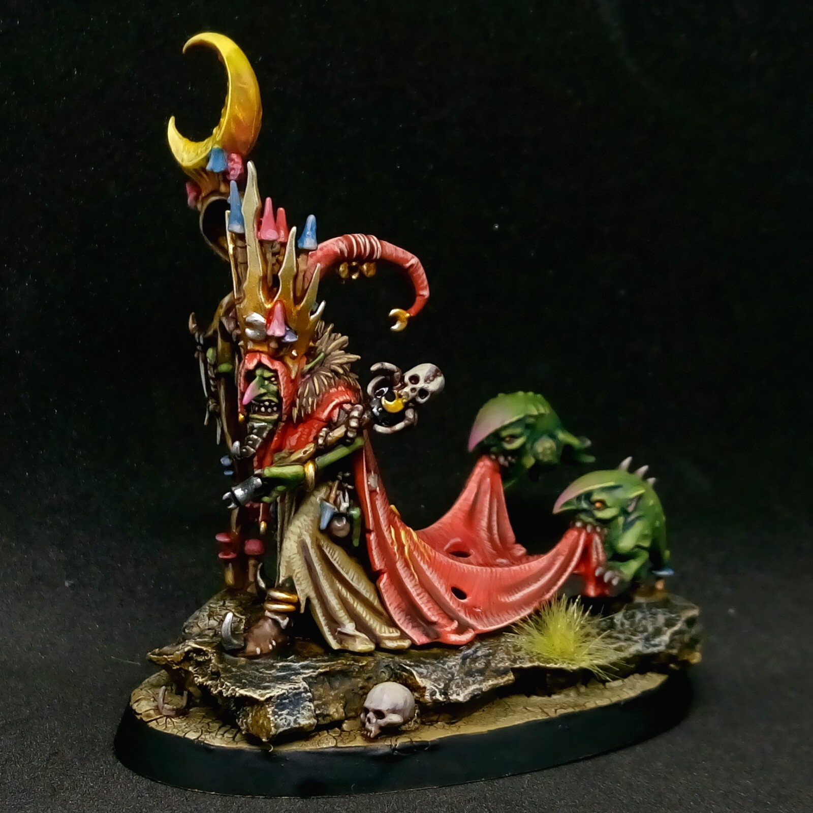 Skragrott the Loonking Gloomspite Gitz painted Warhammer Underworlds ...