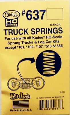 HO Scale Kadee #637 Truck Springs for all Sprung Trucks except #513 ...