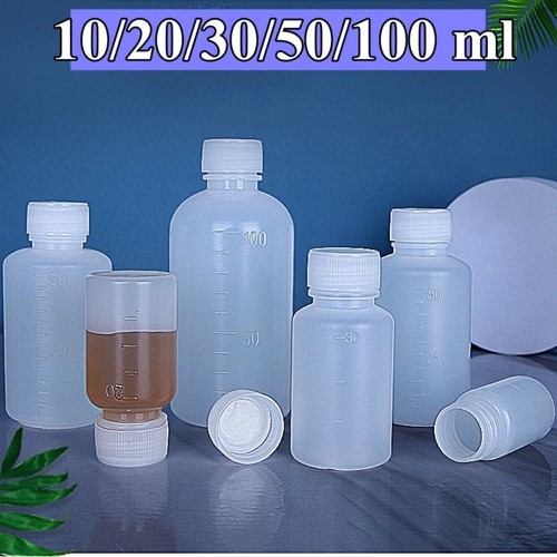 Transparent Plastic Bottle Reusable Liquid Container Refillable Bottle ...