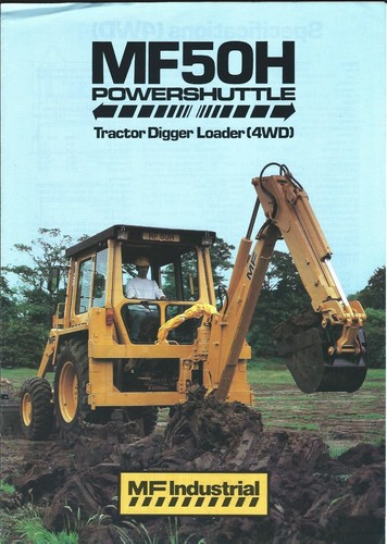 Equipment Brochure - Massey Ferguson - MF 50H - Loader Backhoe - 1984 ...