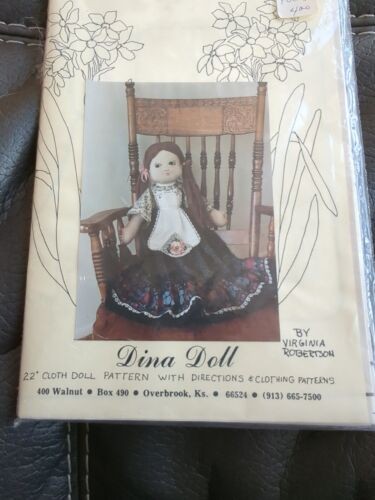Dina DOLL Prairie Virginia Robertson Osage County Quilt Factory Pattern ...