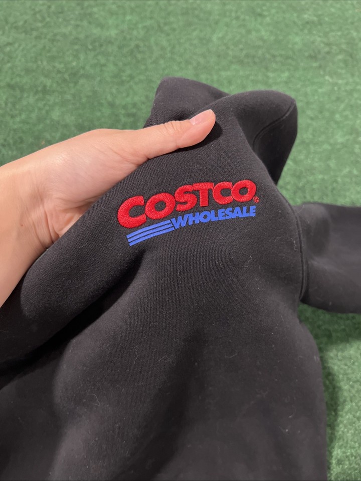 Costco Wholesale Logo Crewneck Black Kirkland Signature Sweater Hipster ...