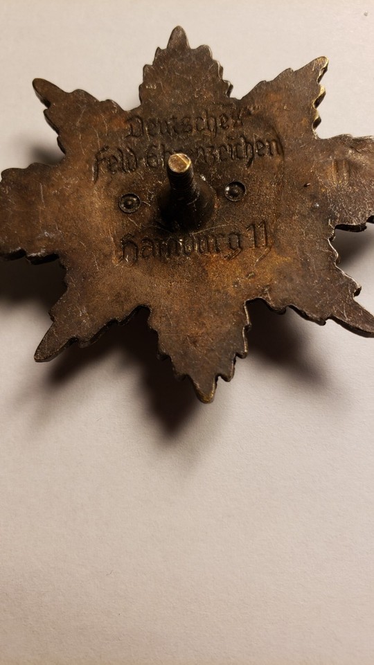 German post WW1 Field Honour Badge. | eBay