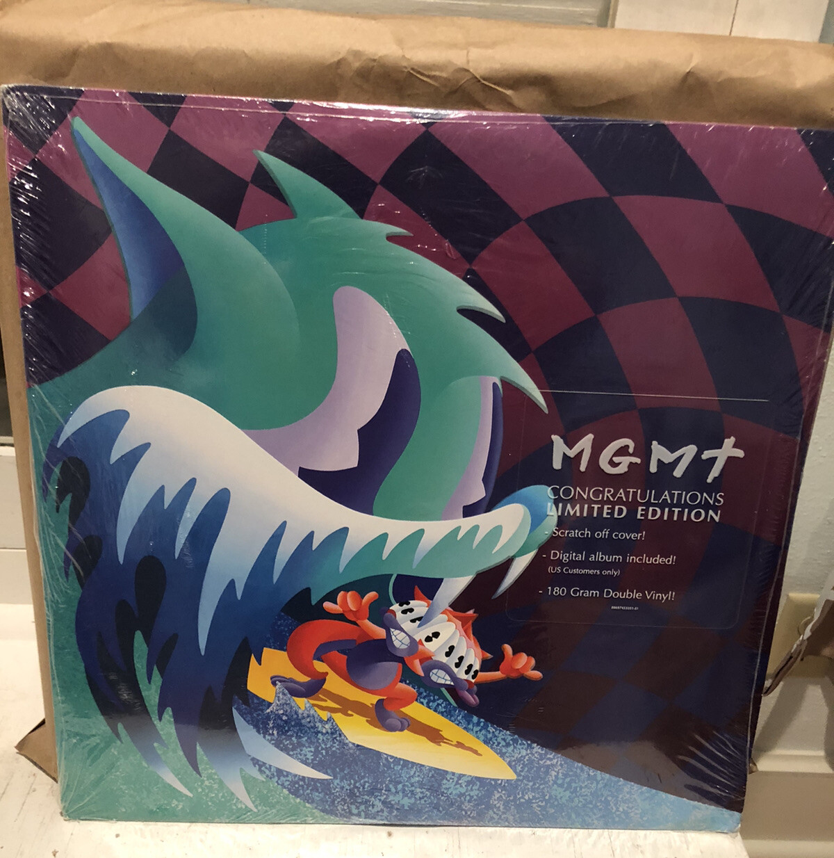 MGMT ~ Congratulations ~ Limited Edition scratch off cover 180 gram ...