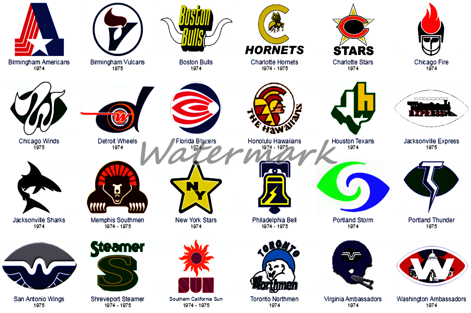 WFL Team Helmet Logo Picture Color 8 1/2 X 11 Photo Picture | eBay