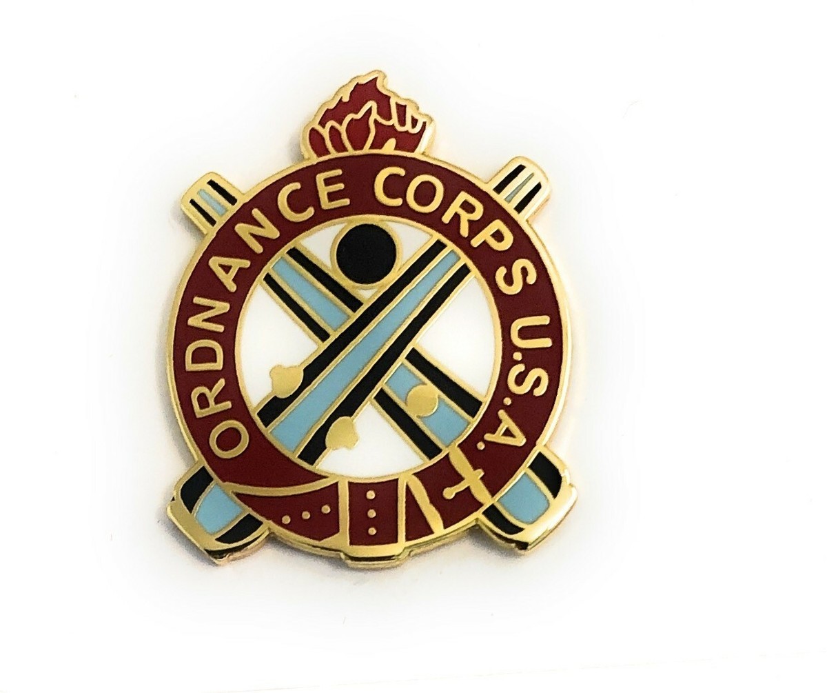 Army Ordnance Logo WW1 Army Ordnance Corps Officers Bronze 'OSD'