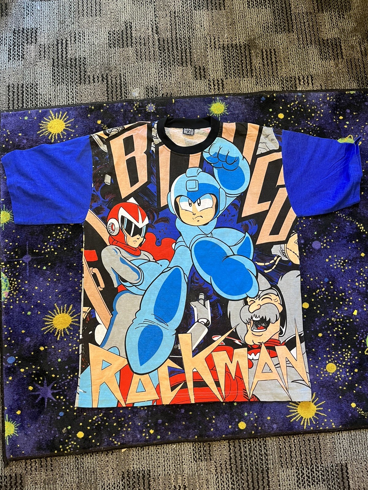 Vintage Mega man Bootleg AOP Peyote Style Men’s XL Ni… - Gem