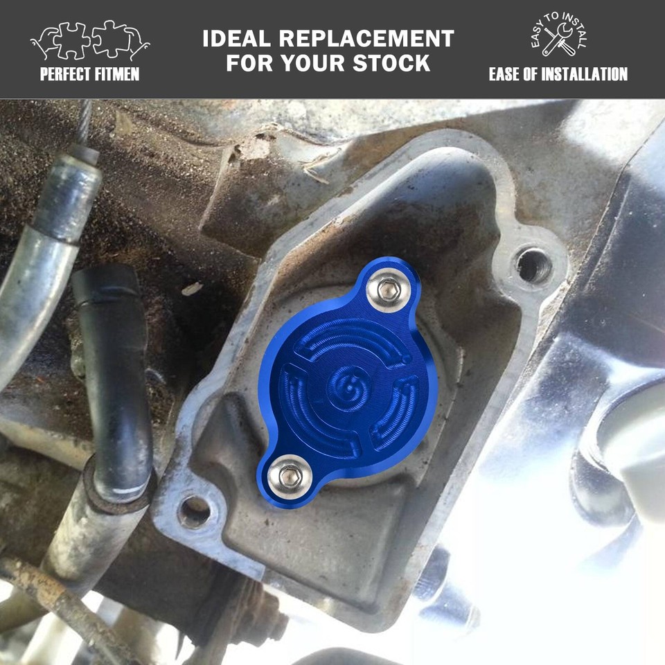 For Yamaha PW50 PW80 Oil Injection Pump Delete Block Off Plug CNC 6061 Billet AB | eBay