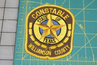 State Of Texas Constable Williamson County Patch (10019) | eBay