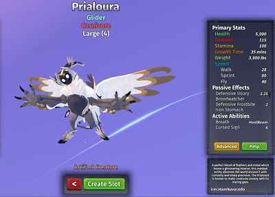 Prialoura Species | Creatures of Sonaria | Roblox | eBay