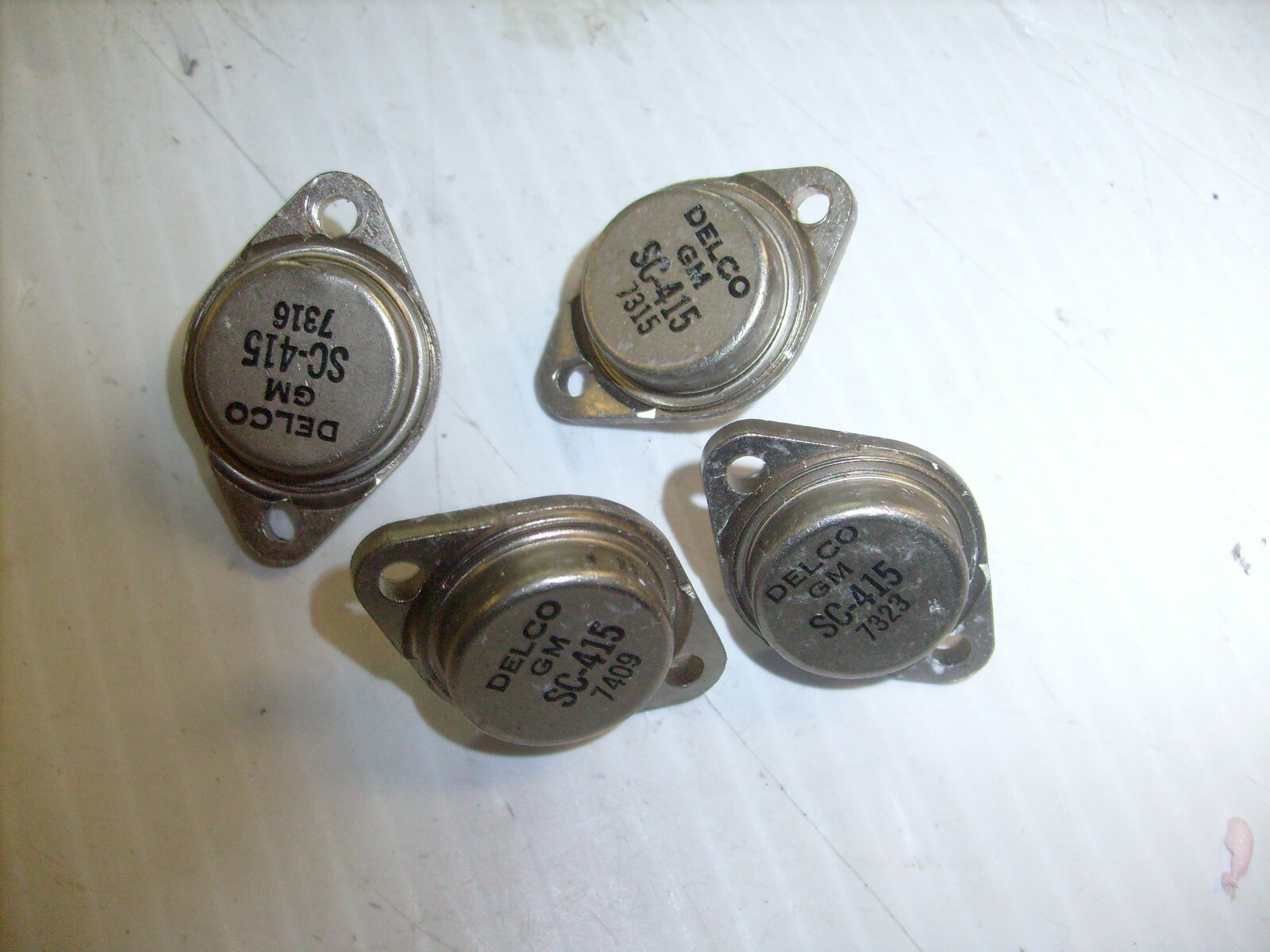4 lot Rare Delco GM SC-415 Transistors | eBay