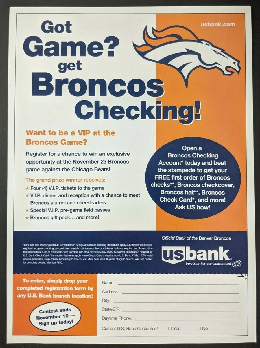 Denver Broncos Schedule Printable