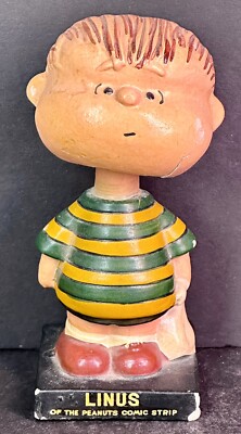 Vintage Lego Linus Bobble Head Antique Peanuts Nodder Charlie Brown ...