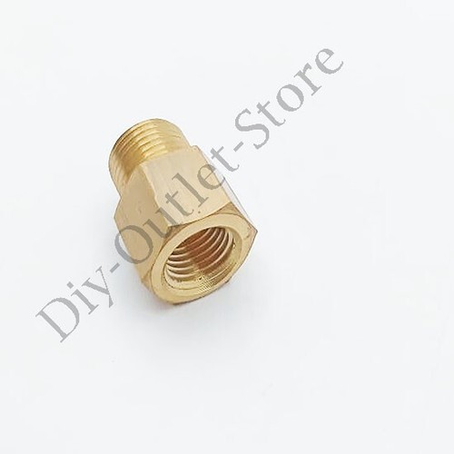 Female 1/4"NPT to Male 5/8"UNF Reducer Oil Pressure Gauge Adapter sump ...