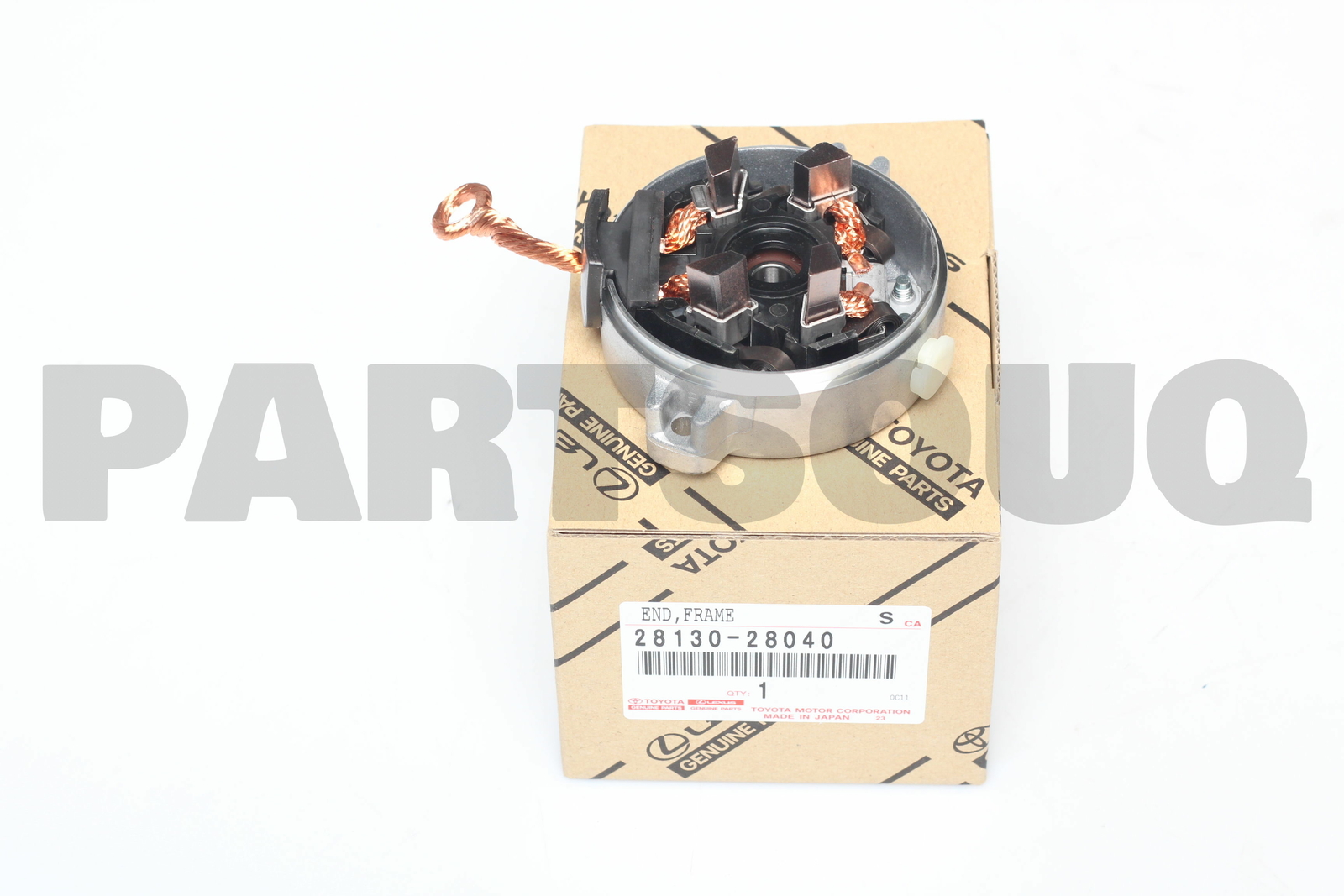 2813028040 Genuine Toyota FRAME ASSY, STARTER COMMUTATOR END 28130 ...