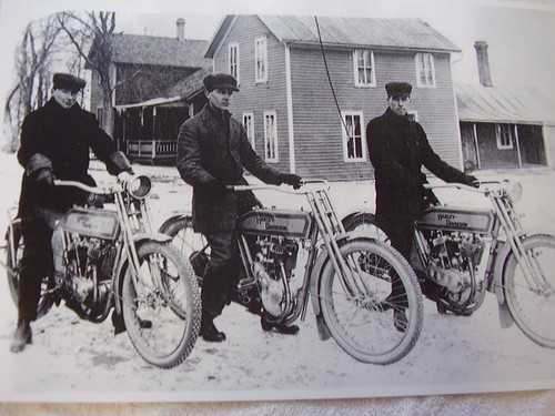 EARLY HARLEY DAVIDSON MOTORCYCLES AN RIDERS 12 X 18 LARGE PICTURE ...
