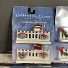 4 Cobblestone Corners Collectibles Fence Trees for Christmas Village ...
