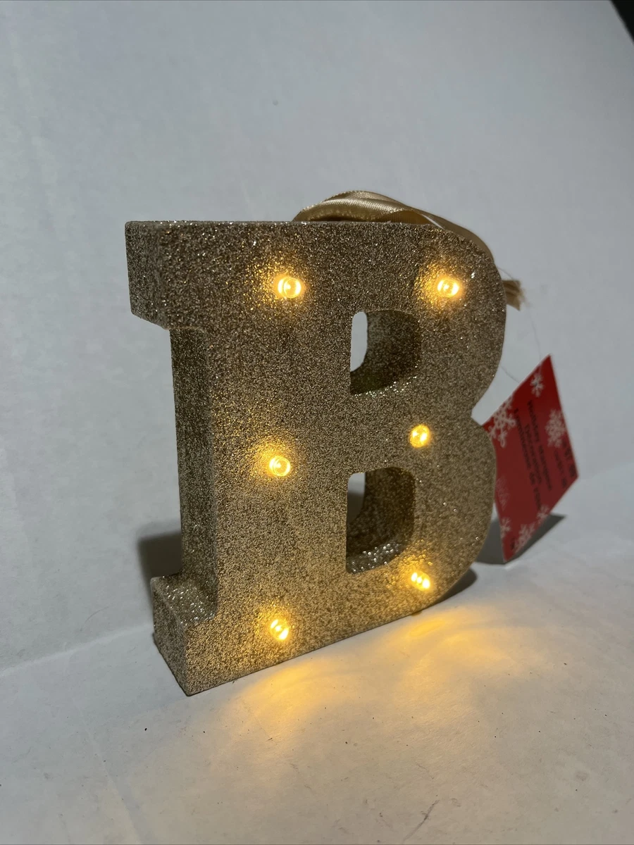 The Letter B In Glitter