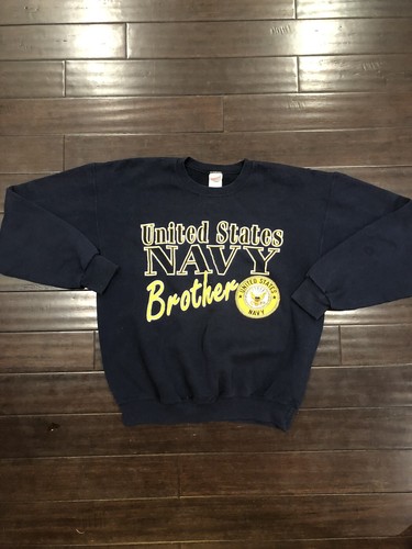 Vintage US Navy Brother Crewneck Size Large Made in USA | eBay