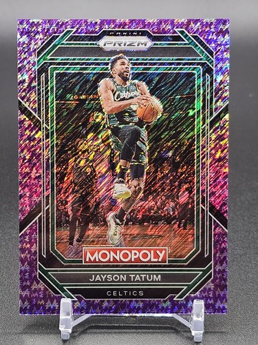 Jason Tatum 2022-23 Panini NBA Monopoly Purple Money Shimmer /50 Boston ...