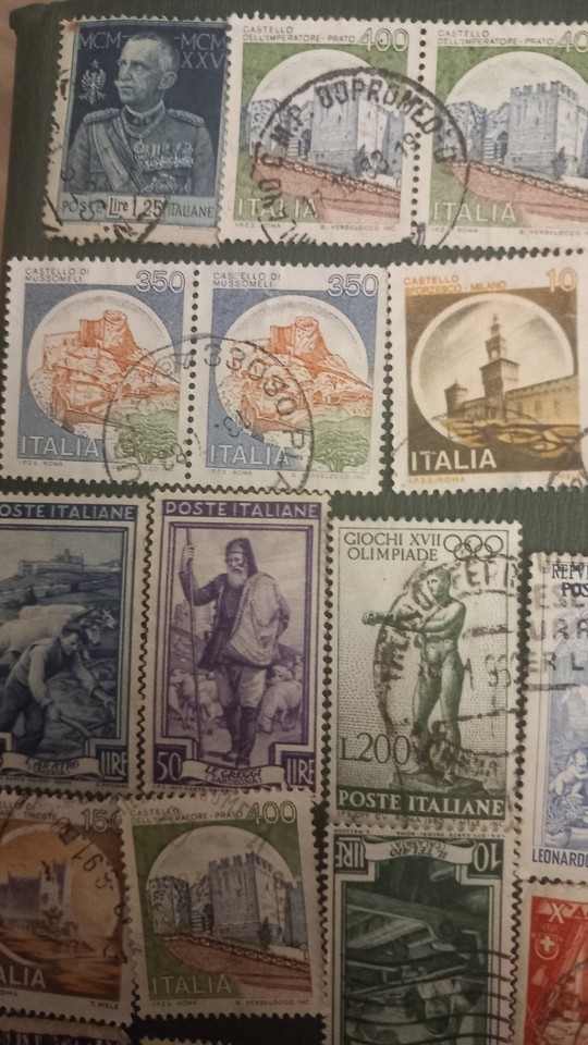 Italy Postage Stamps - Nice Used Collection. Off Paper. Free Postage ...
