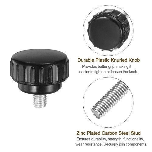 20pcs M6 x 8mm Male Thread 25mm Head Knurled Knobs Thumb Screws Clamping Knobs | eBay