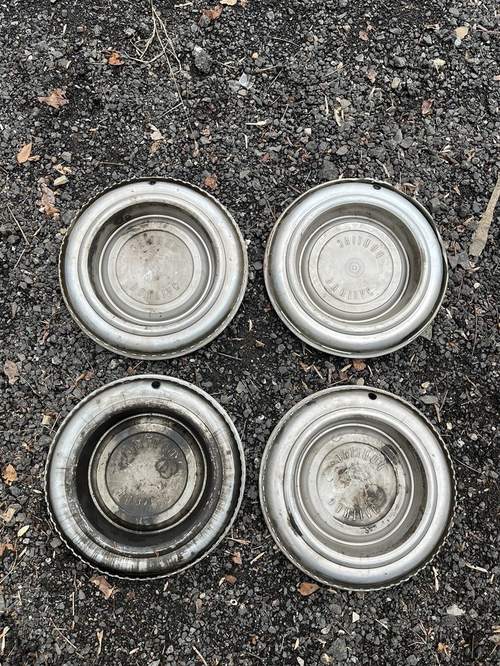 1958 58 Pontiac Hubcap Rim Wheel Cover Hub Cap 14" OEM USED SET 4 | eBay