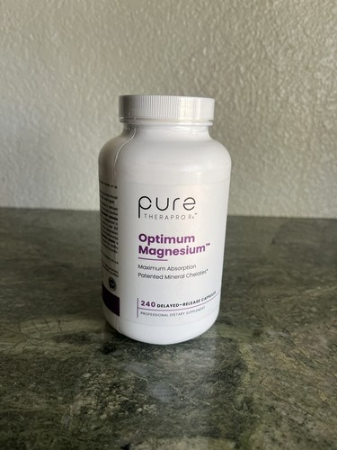 Pure Therapro Rx Optimum Magnesium 240 Capsules glycinate malate 250mg ...