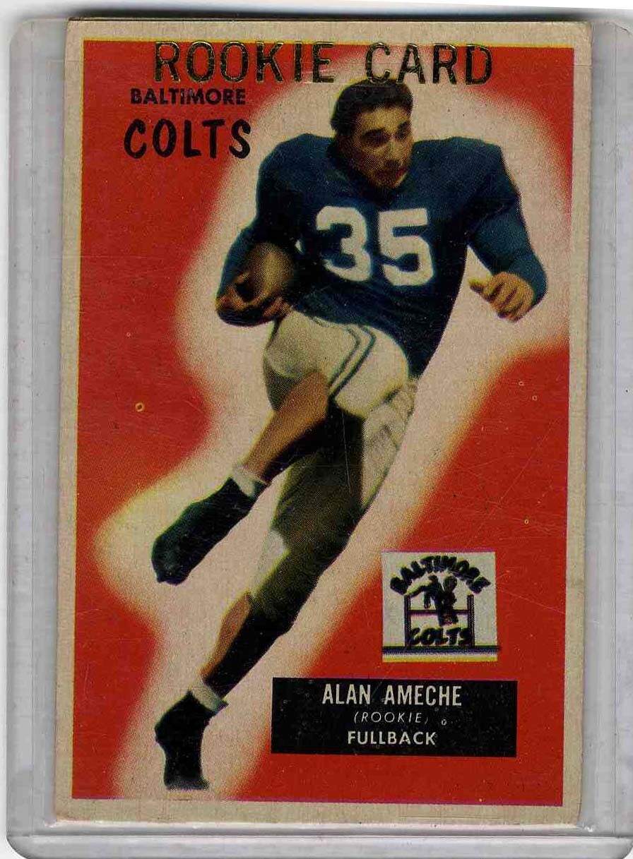 Alan Ameche Baltimore Colts Rookie Card Bowman #8 | eBay