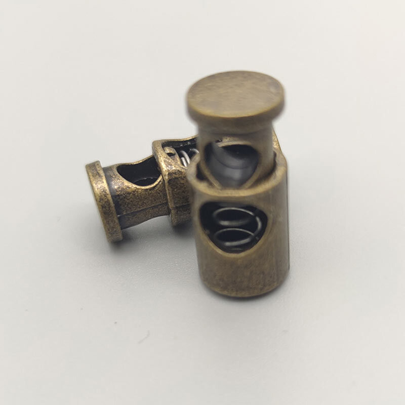 10Pcs Drawstring Stopper Cord Locks Single Double Hole Toggles for Bags ...