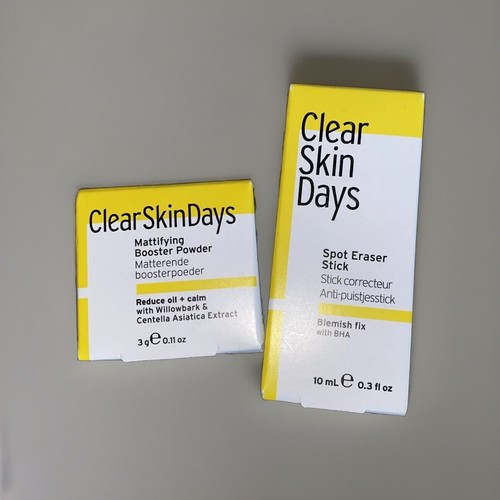 Clear Skin Days Mattifying Powder & Spot Eraser Stick BNIB | eBay UK