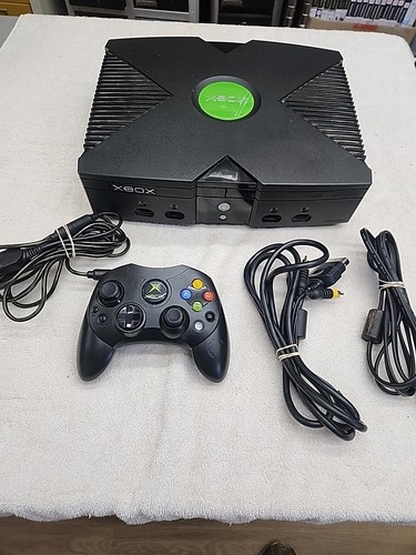 Microsoft XBOX Original Console w/ Controller Tested and Working | eBay