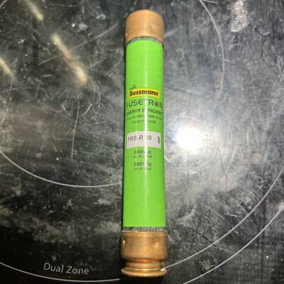 Eaton Bussmann Frs-R-30 Fuse, Time Delay, 30A, Frs-R Series, 600V Ac ...