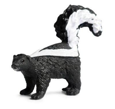 Striped Skunk Animal Toy PVC Action Figure Doll Kids Toys Party Gifts ...