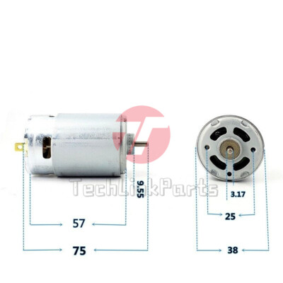 1PC HIGH TORQUE MOTOR / High-Speed Electric Tool Motor RS-550VC/VD-6532 ...
